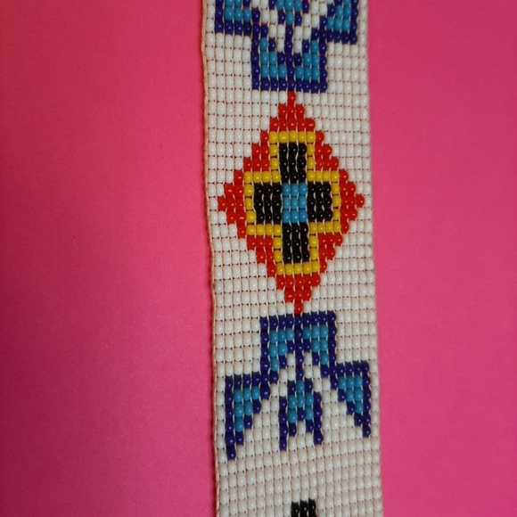 Hand Crafted | Other | Vintage Seed Bead Bookmark Tulip Cross | Poshmark